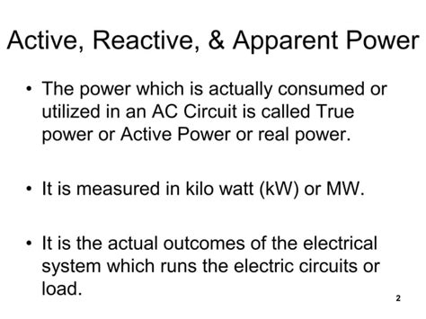 Lecture 09 Complex Power Pdf Science