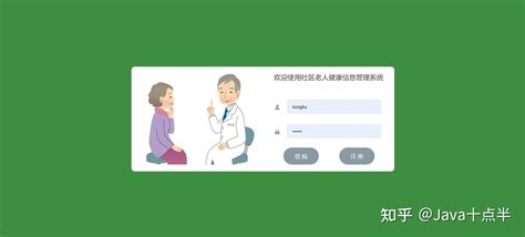 计算机毕业设计—社区老人健康管理系统 知乎