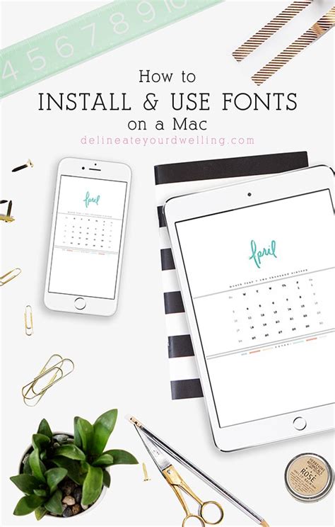 How To Install Use Fonts On A Mac Delineate Your Dwelling