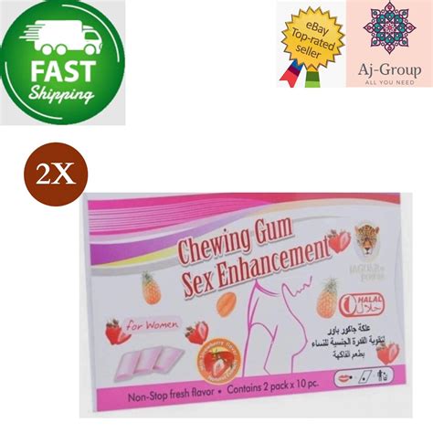 2 Pack X Jaguar Power For Women Sexual Arousal Chewing Gum Sex Enhancement Ebay