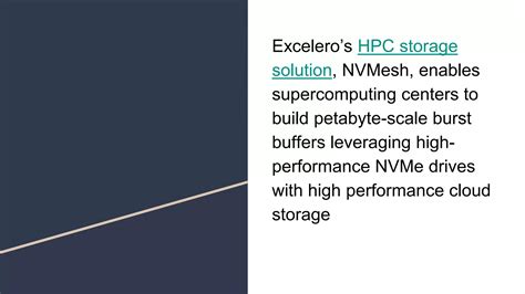 Hpc Storage Solutions PPT