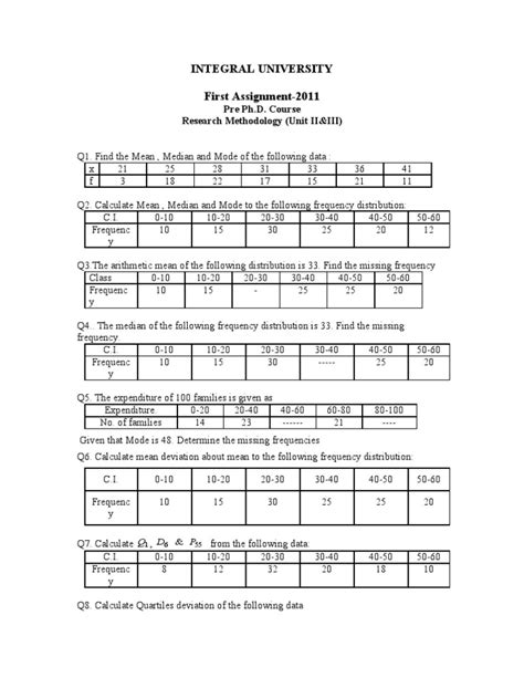 Assignment Pre Phd Download Free Pdf Variance Correlation And