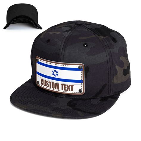 Custom Israel Country Flag Hat Personalized Headwear — Citylocs