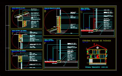 Details Facade Dwg Detail For Autocad Designs Cad