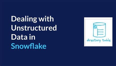 Directory Tables Access Unstructured Data Cloudyard