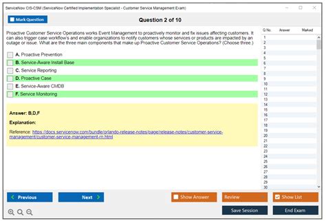 Updated ServiceNow CIS CSM Exam Prep Practice Test Engine And PDF