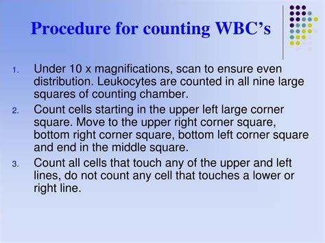 PPT White Blood Cells Count PowerPoint Presentation Free Download ID