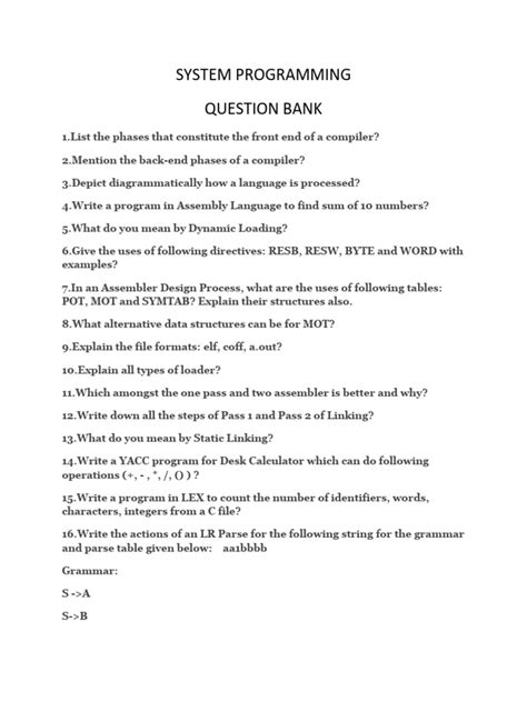 System Programming Pdf