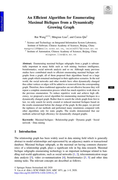 pdf an efficient algorithm for enumerating maximal bicliques from a