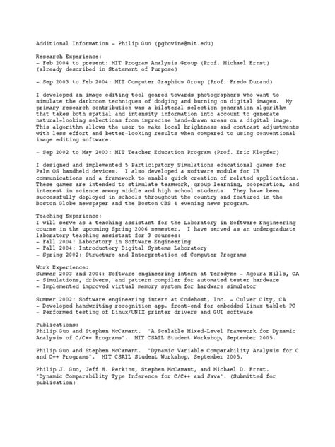 Philip Guo Stanford Phd App Supplemental Pdf Software Programming