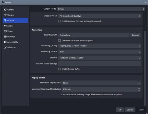 Simple Recording Mode Replay Buffer Cannot Estimate Memory Usage