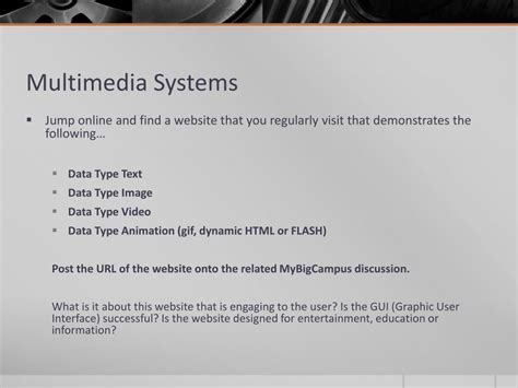 PPT Multimedia Systems PowerPoint Presentation Free Download ID 5311225