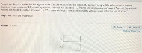 solved an engineer designed a valve that will regulate water