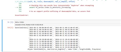 After Upgrading From To One Of My Notebook Cells With Resampler Runs Indefinitely