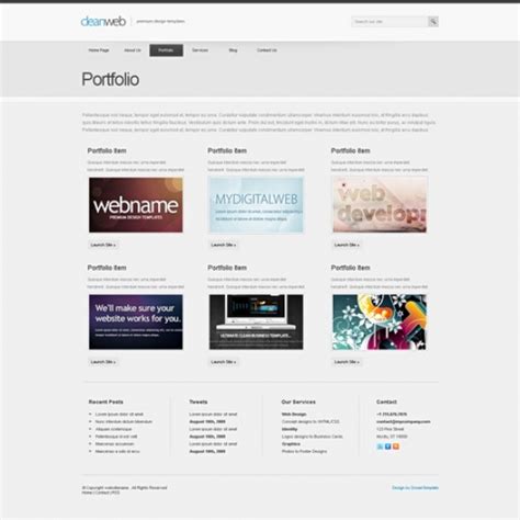 cleanweb cuber website template corporate business website