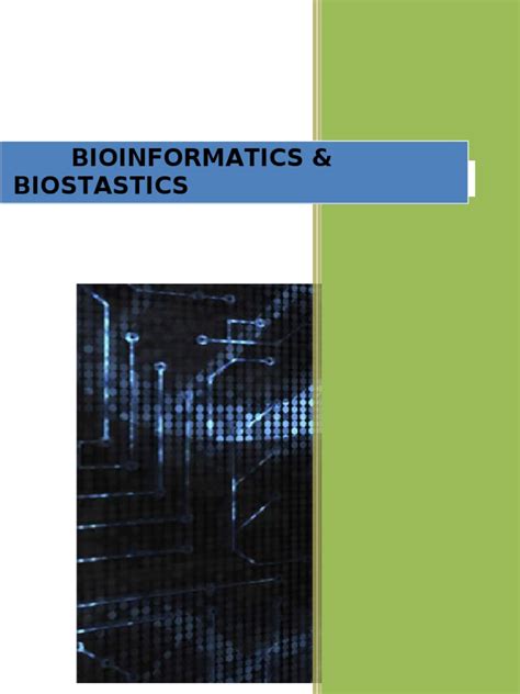 paper 4 1 2 bioinformatics and biostatistics unit 1 pdf input