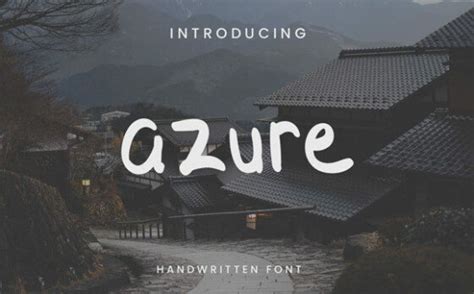 Azure Font Font Canyon