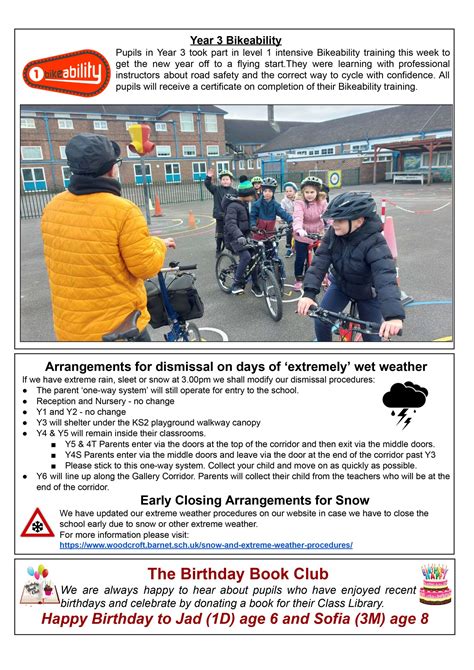 Woodcroft Weekly Issue 507 Woodcroft Primary School