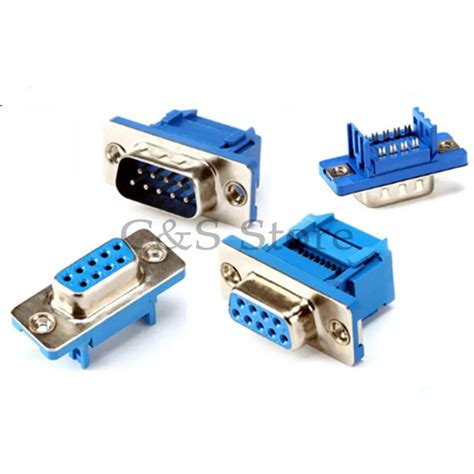 Rs232 Db9 To Rj12 Connector Cable Db9 9pin Male Connectors Rs232 Serial