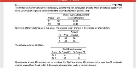 Solved Write Decision Variables Objective And Objective