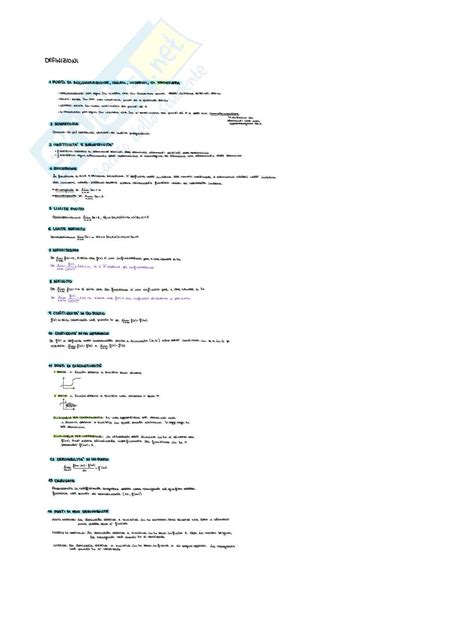 Matematica Generale Teoremi Dimostrazioni E Definizioni