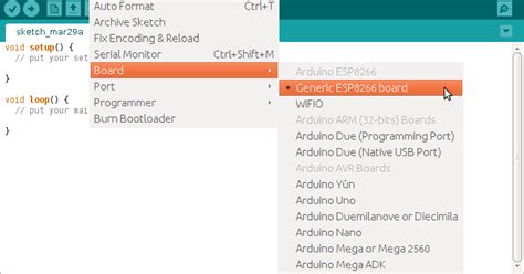 µ esp8266 mit arduino ide direkt programmieren