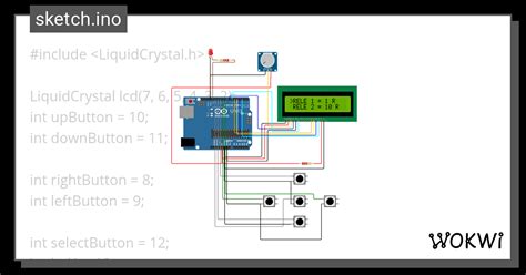 Roly LCD 4 Pulsadores FUNCIONA Wokwi ESP32 STM32 Arduino Simulator
