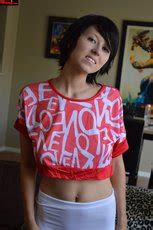 Hot Brunette Amateur Poses In Her Cute Clothes For Logal Photographer Photos