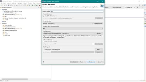 新建的dynamic web project中没有web resources和web content 创建dynamic web
