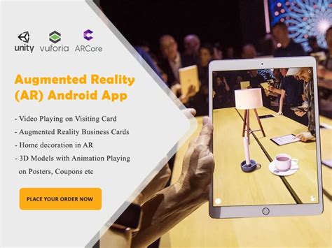 augmented reality app with vuforia or arcore in unity upwork