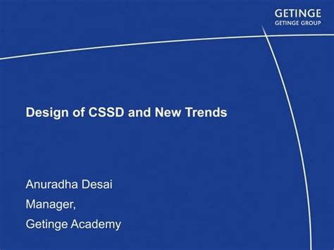 Central Sterile Supply Department Cssd Ppt