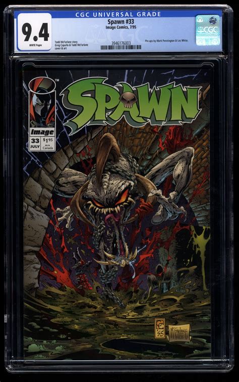 Spawn 33 Cgc Nm 94 White Pages Comic Books Modern Age Image Comics Spawn Superhero