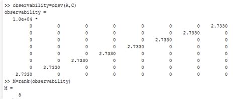 The Observability Matrix And The Rank Of Matrix Download Scientific