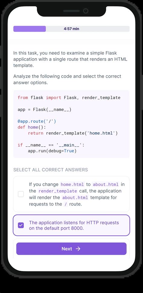 Flask Online Test Skill Assessment