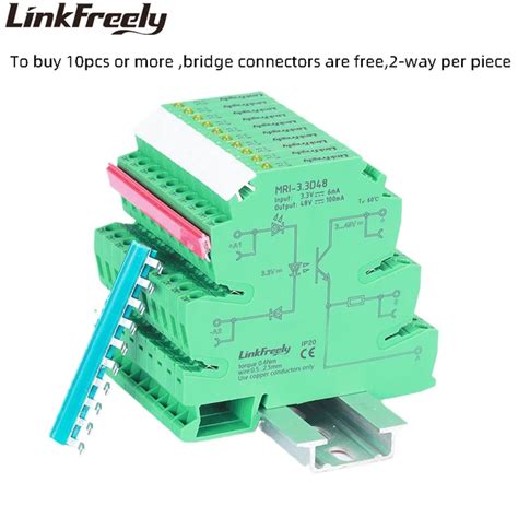 Mri 3 3d48 Bemeneti 3 3 V Dc Kimenet 3 48v Fotoelektromos Csatlakozó Interfész Relé Modul
