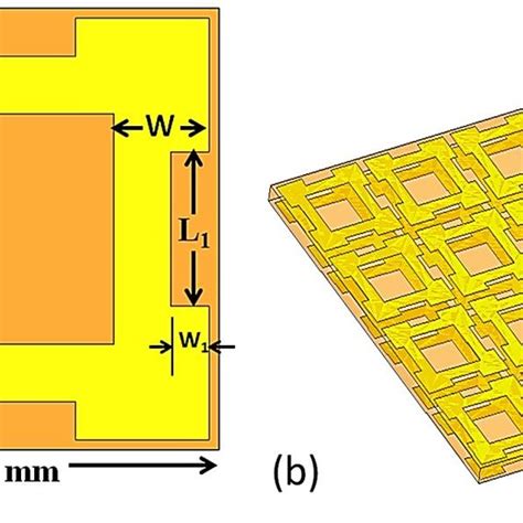 surface current distribution of a conventional square loop fss and