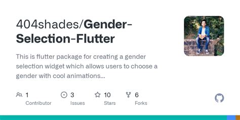 Github 404shadesgender Selection Flutter This Is Flutter Package