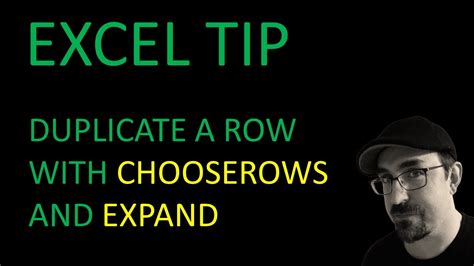 Excel Lambda Simple Function To Duplicate A Row Youtube