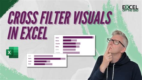 How To Make Cross Filter Visuals In Excel Amazing Interactive Visuals