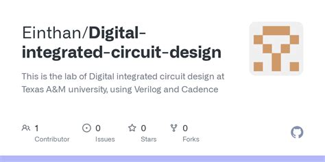Github Einthan Digital Integrated Circuit Design This Is The Lab Of Digital Integrated
