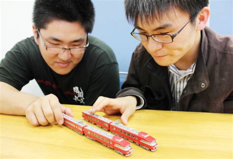 名鉄車両模型の展示や走行体験 東日新聞