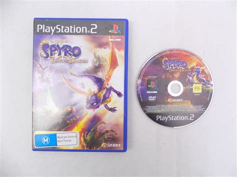Mint Disc Playstation 2 Ps2 Spyro Dawn Of The Dragon No Manual Free