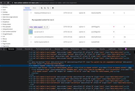 Table A11y Headersexpand Should Be Removed From First Column