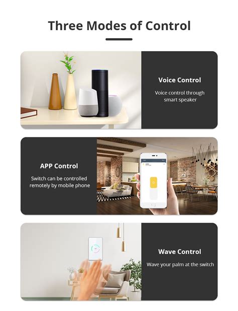 Zemismart Zigbee Smart Wave Switch With PIR Sensor Work With Tuya SmartThings Echo Plus Hub