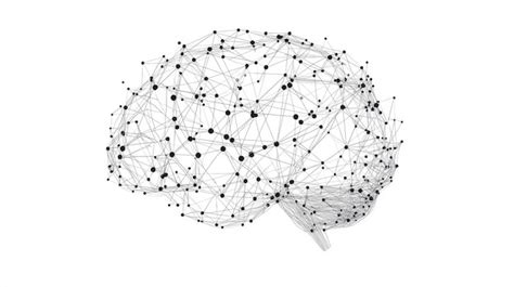 Premium Photo A Stylized Representation Of A Brain With Connected Dots Symbolizing Neural