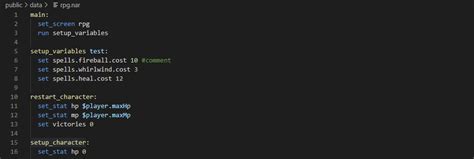 New Narrat Syntax Highlighting Extension For Visual Studio Code Narrat Game Engine Make