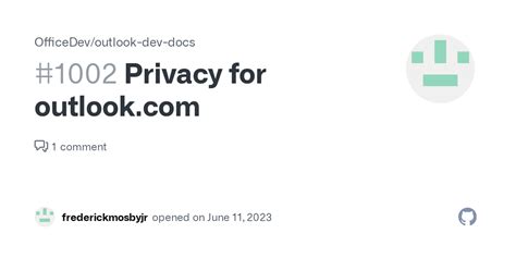 Privacy For · Issue 1002 · Officedevoutlook Dev Docs · Github