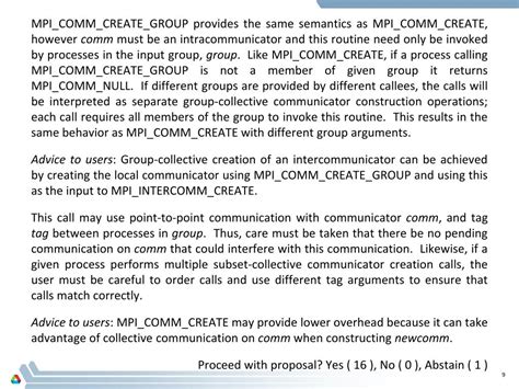 Ppt Group Collective Communicator Creation Powerpoint Presentation Free Download Id3176527