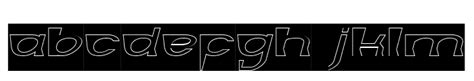 mercury hollow inverse font decorative display modern what font is