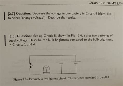 Solved Question Set Up Circuit Shown In Fig Chegg Com